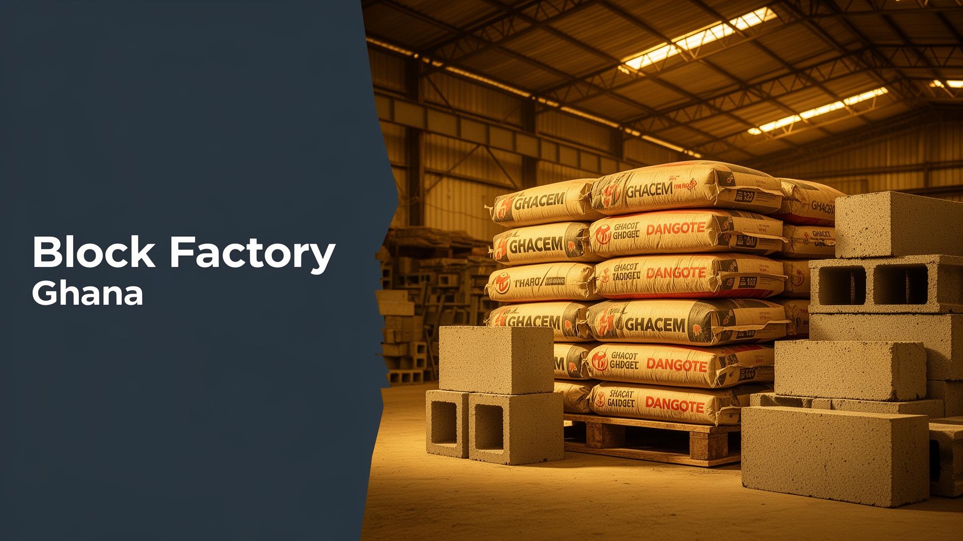 Premium Cement & Building Blocks Delivered in Accra | Block Factory Ghana
